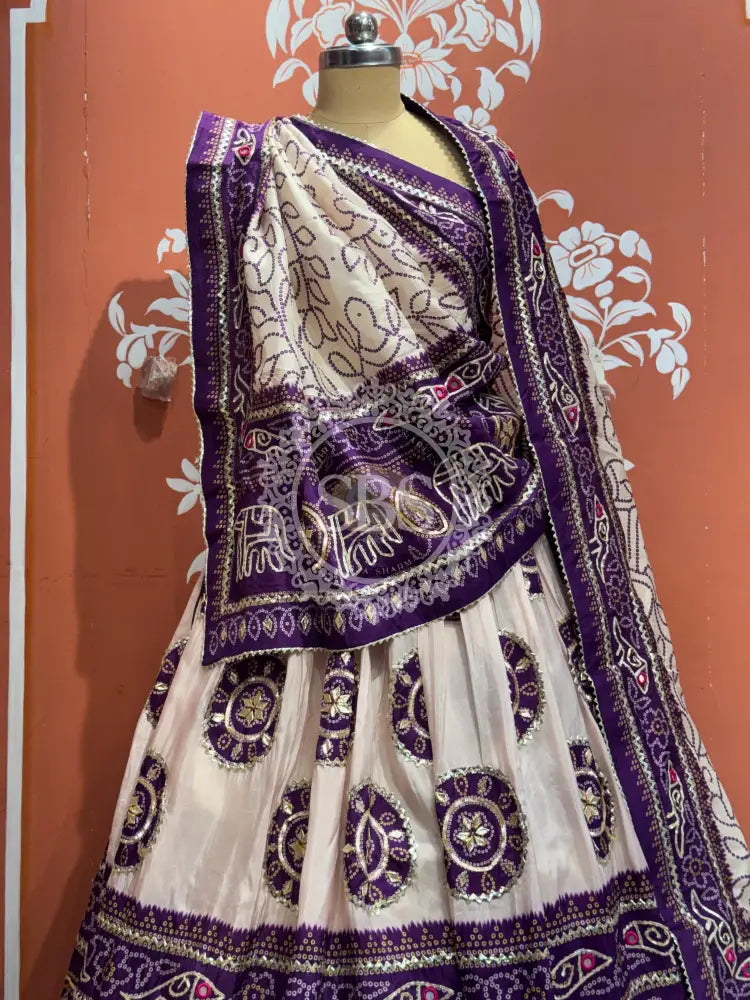 Pure Upada Mandala art Lehenga set – sbsjaipur
